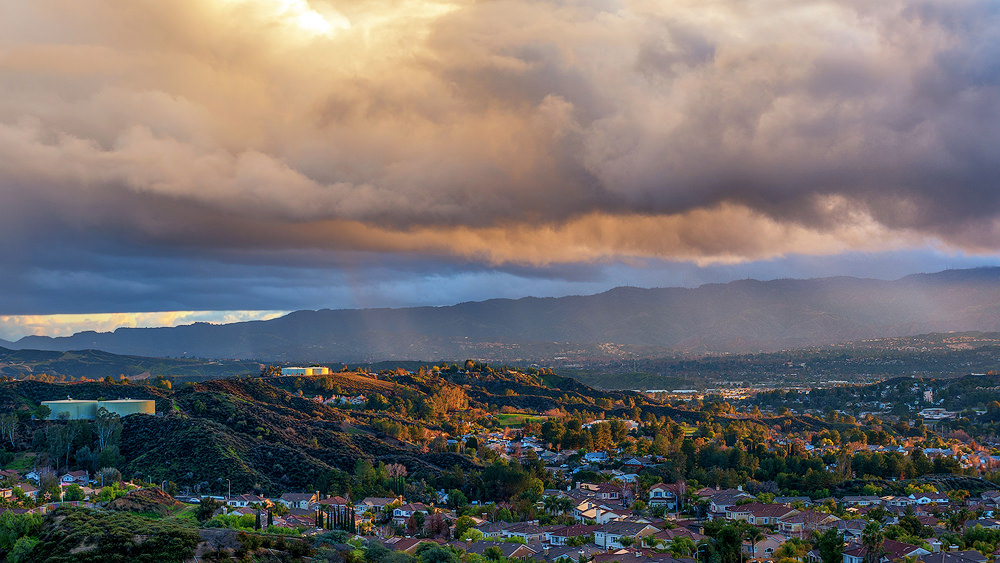 Stormy Southern California Sunset