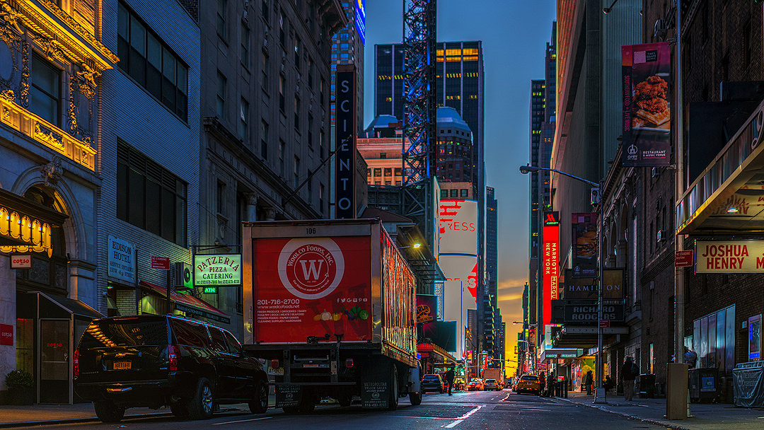 Sunrise From Times Square